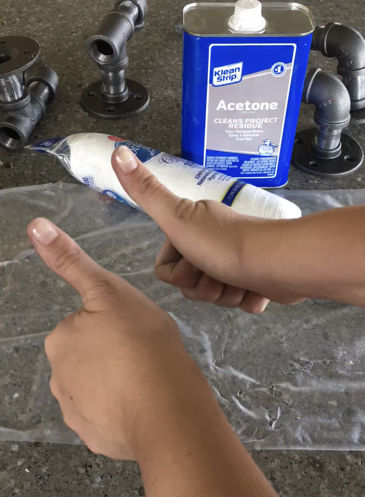 Cleaning Plumbers Pipe - CityGirl Meets FarmBoy