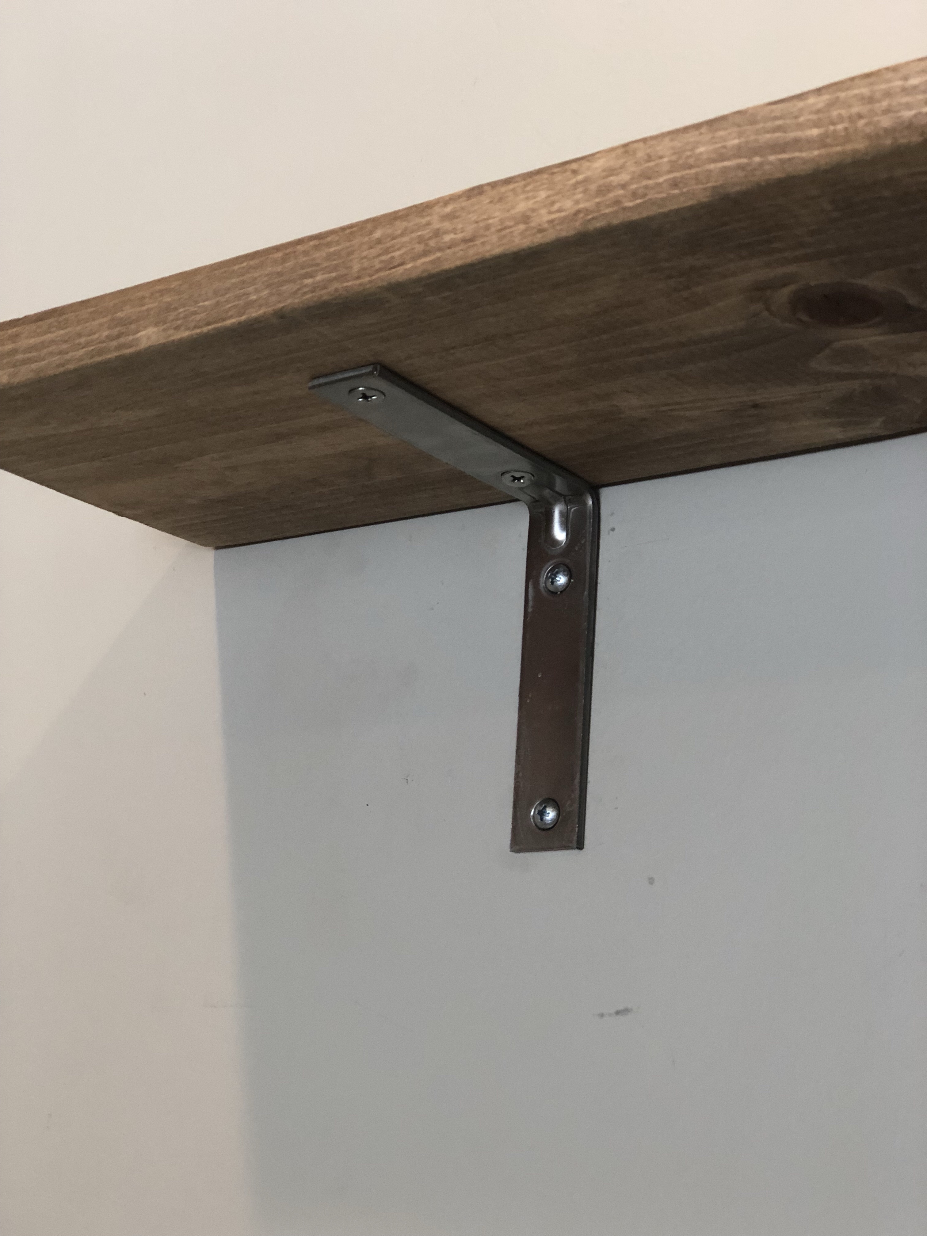 Do It Yourself Bracket Shelf - CityGirl Meets FarmBoy